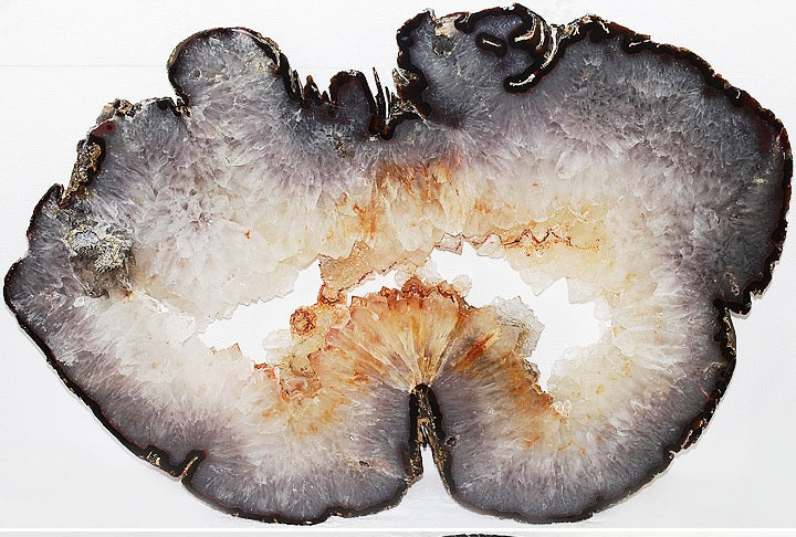Giant Center Cut Agate Geode slab table #137 "Crisantemo" with custom ...
