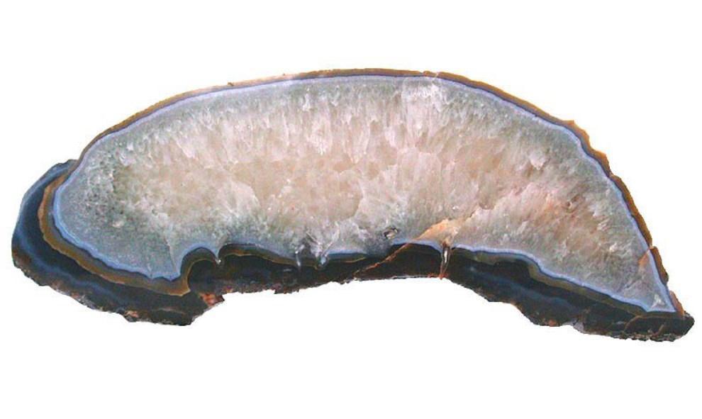 GIANT!! EXTREMELY RARE Center Cut Giant Blue Agate Slab # 301 {48" x 1 ...