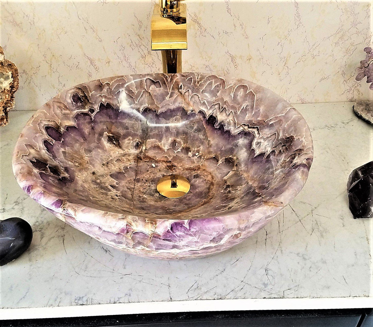Amethyst Sink #26 - Elen Importing & Designs By Luca, Inc.